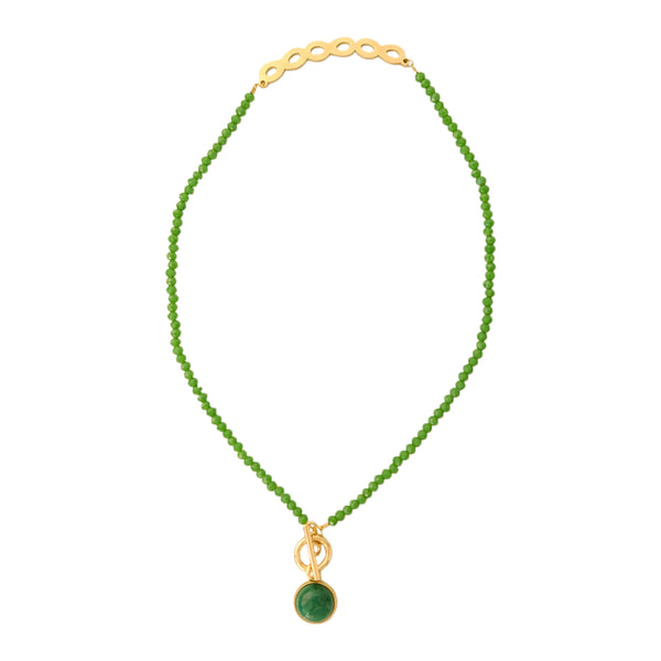 Brody Reversible Necklace in Jade – LILY